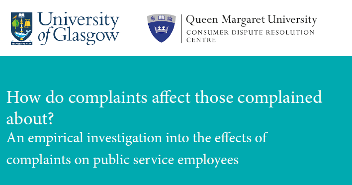 How do complaints affect those complained about? And what can we do ...